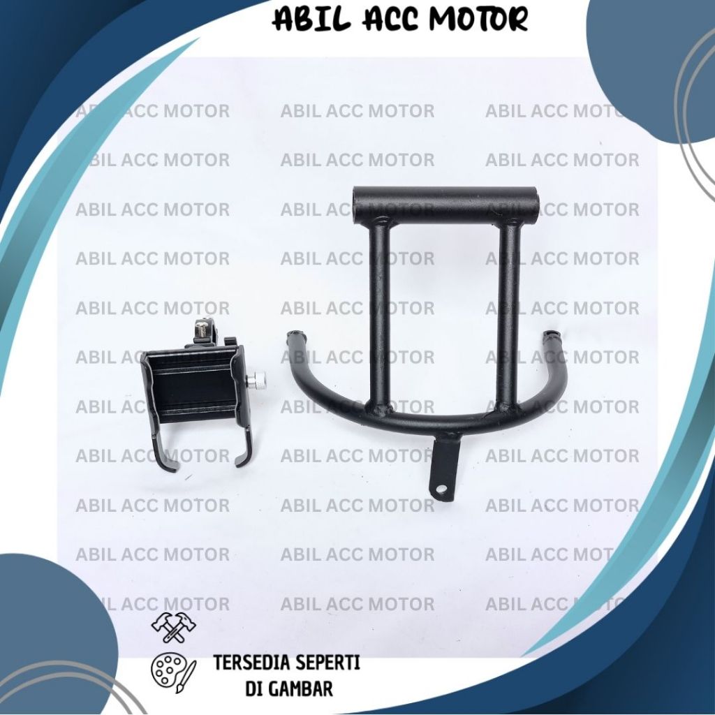 Jual PAKET HOLDER GPS HP NMAX OLD STANDAR PHONE HOLDER ALUMUNIUM STANG ...