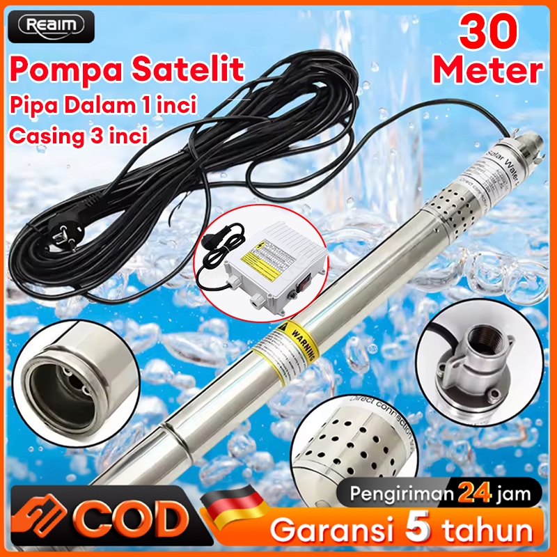 Jual Reaim 550W Pompa Satelit 0.75HP Kabel Pompa Stainless Steel ...