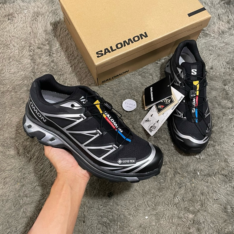 Jual (size 39) Salomon XT-6 Gore-tex Black Silver Original | Shopee Indonesia