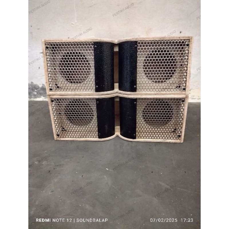 Jual Box line array 4 inch double mentahan model karra. | Shopee Indonesia
