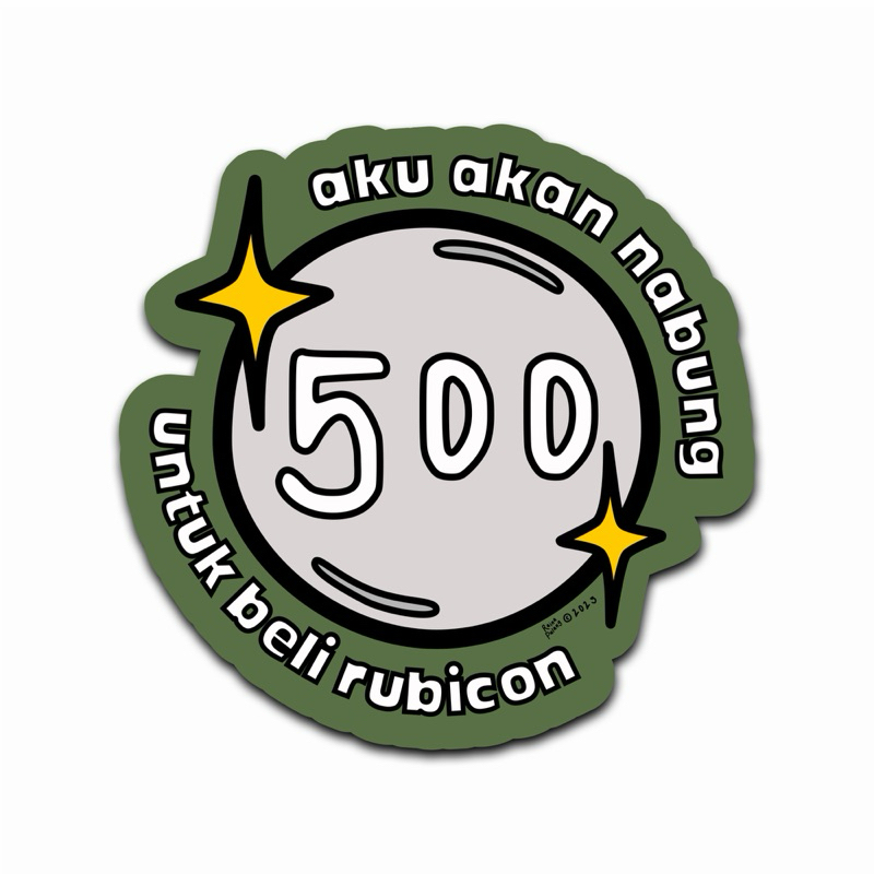 Jual Stiker Nabung | Raina Pulang | Shopee Indonesia