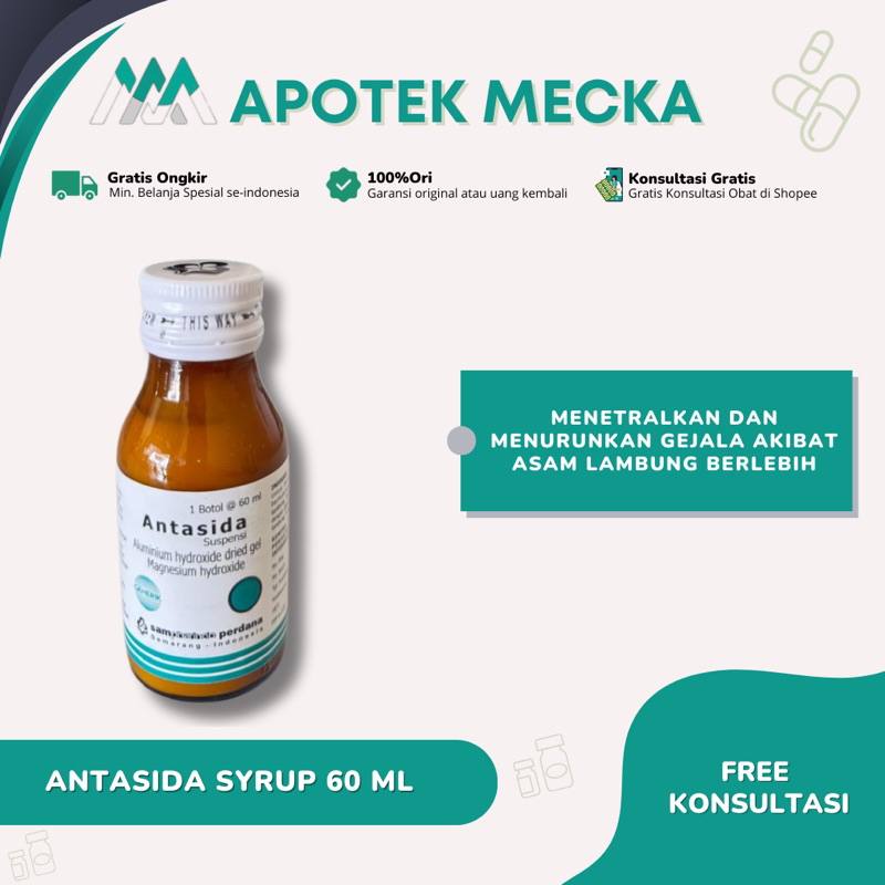 Jual Antasida Syrup 60 ML | Shopee Indonesia