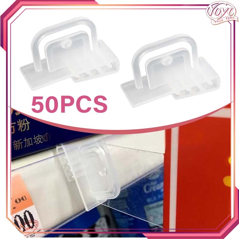 Jual 50pcs Clip On Pop Lurus Untuk Display Pop Card Promo Jepitan Price ...