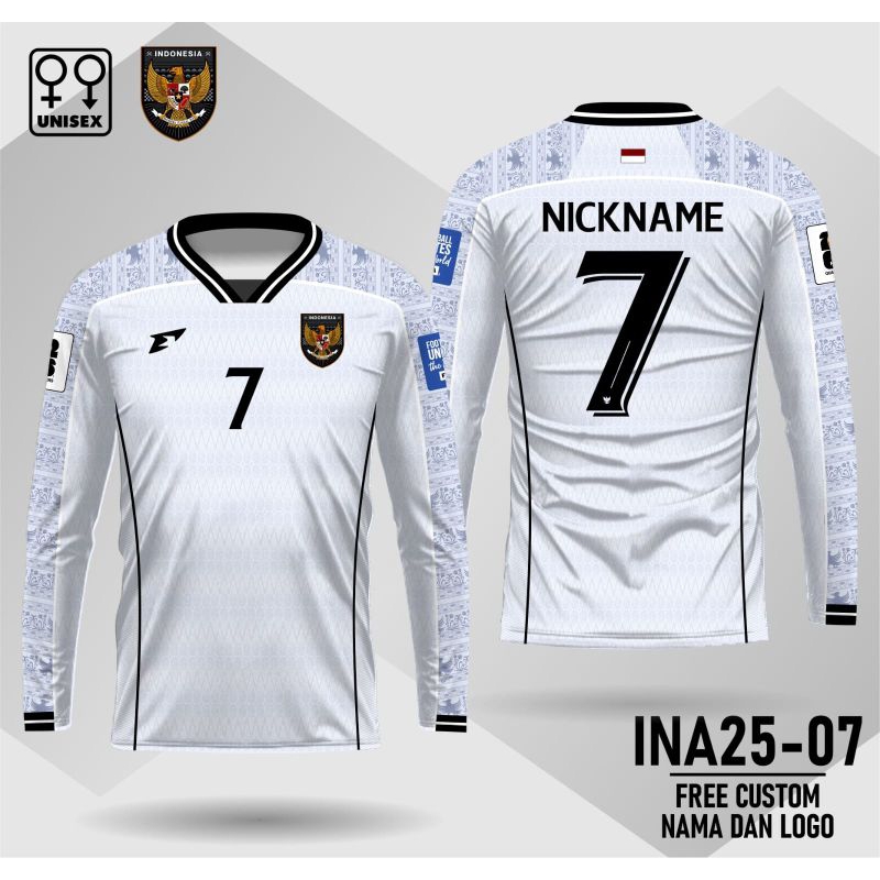 Jual Jersey Timnas Indonesia terbaru 2025/ kaos bola Indonesia free tambah nama dan nomor ...
