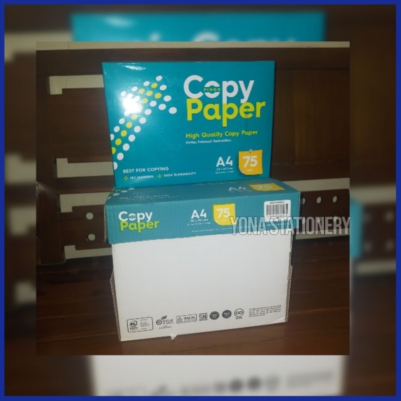 Jual Copy Paper Kertas HVS A4 75 gr | 1 RIM : 500 Lembar | Shopee Indonesia