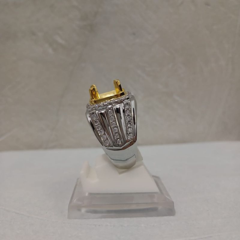 Jual ring perak dimensi batu 10x8 | Shopee Indonesia