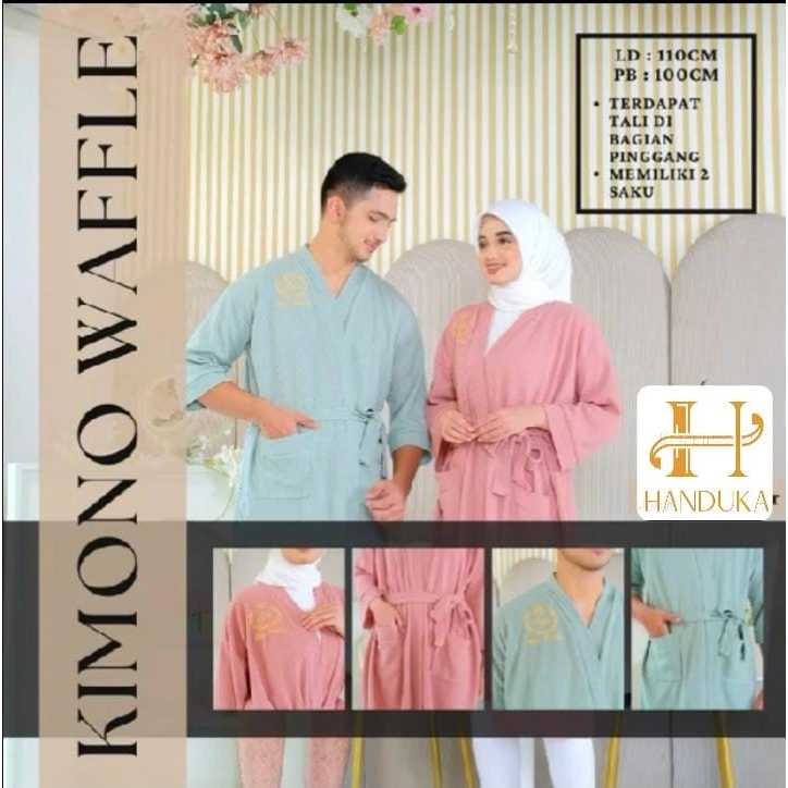 Jual Kimono Handuk Waffle Couple Seserahan Pernikahan Luxury Hotel ...