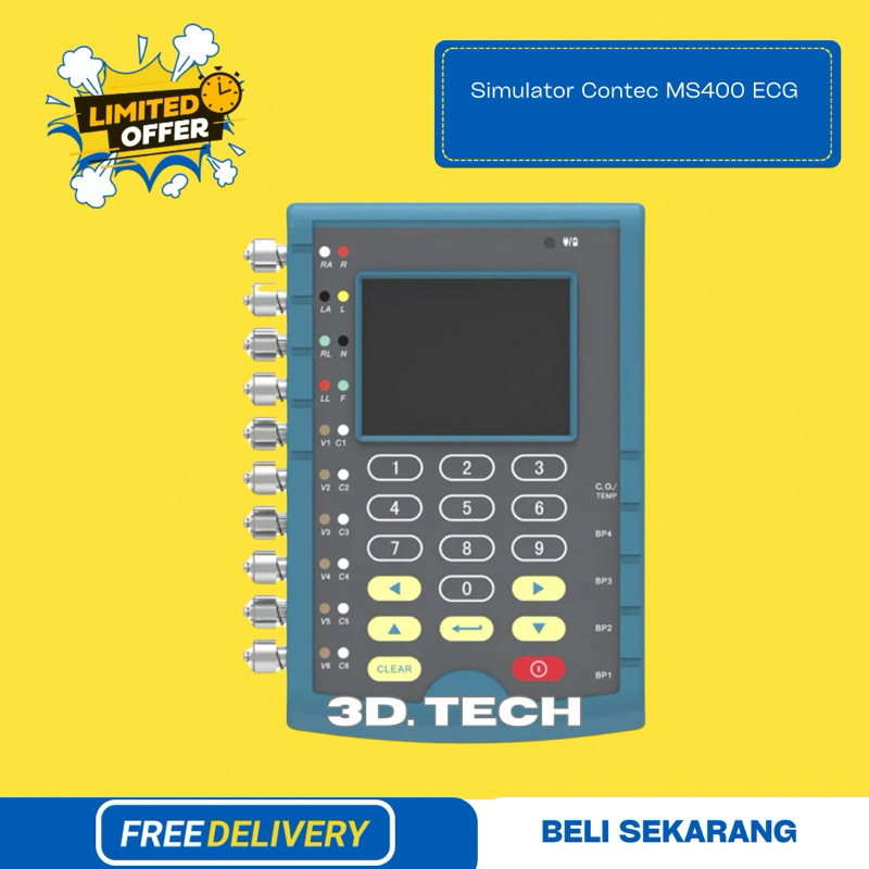 Jual Multi Parameter Patient Simulator Contec MS400 ECG Respiration IBP EKG | Shopee Indonesia