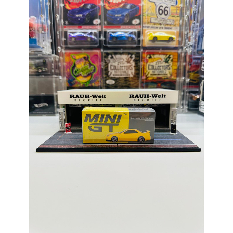 Jual Mini GT No 762 Nissan Skyline R34 V-Spec Lightning Yellow | Shopee ...
