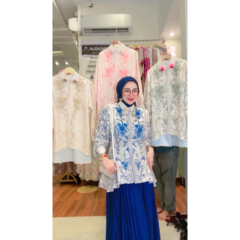 Jual Aleashopp | Diandraa blouse ALS | outfit cantik raya by aleashopp | Shopee Indonesia