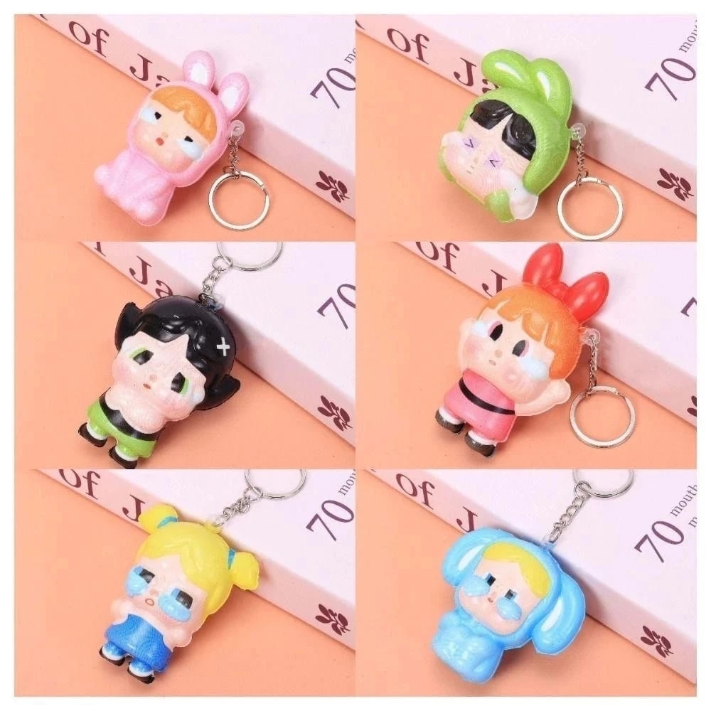 Jual BELLA | Gantungan Kunci 3D Squishy cry baby | Souvenir Keychain ...