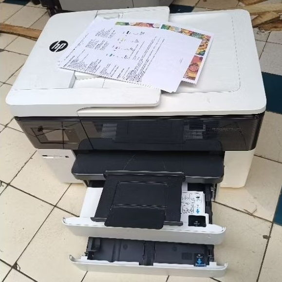 Jual printer hp Officejet pro 7740 print scan copy A3 ADF all in one ...