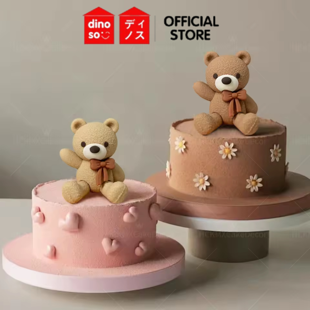 Jual DINOSO Cake Topper Kartun Beruang Topper Kue Ulang Tahun Karakter ...