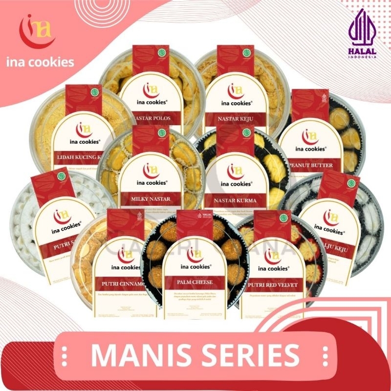 Jual Ina Cookies Kue Kering Varian Nastar dan Manis (Pengiriman ...