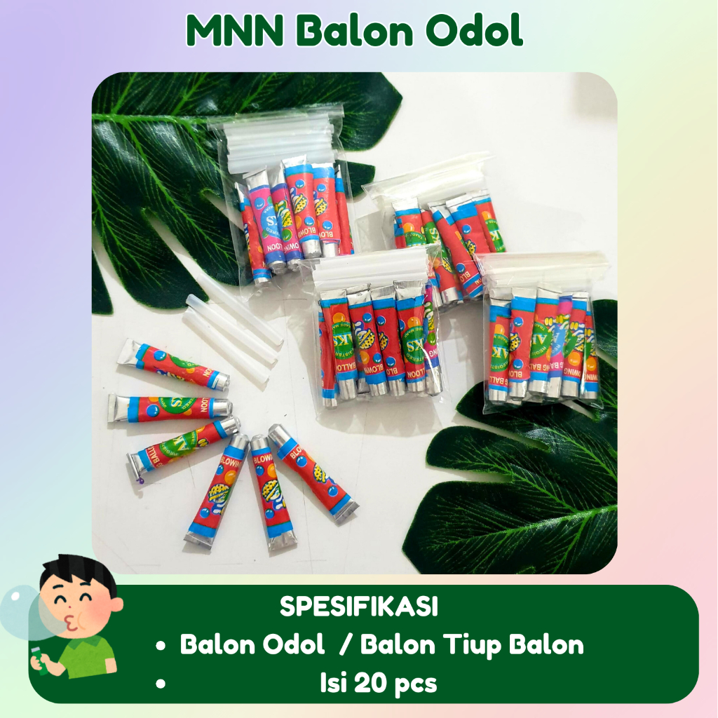 Jual MNN Balon Odol isi 10 PCS / Balon Tiup Balon Aks Balon / Balon ...