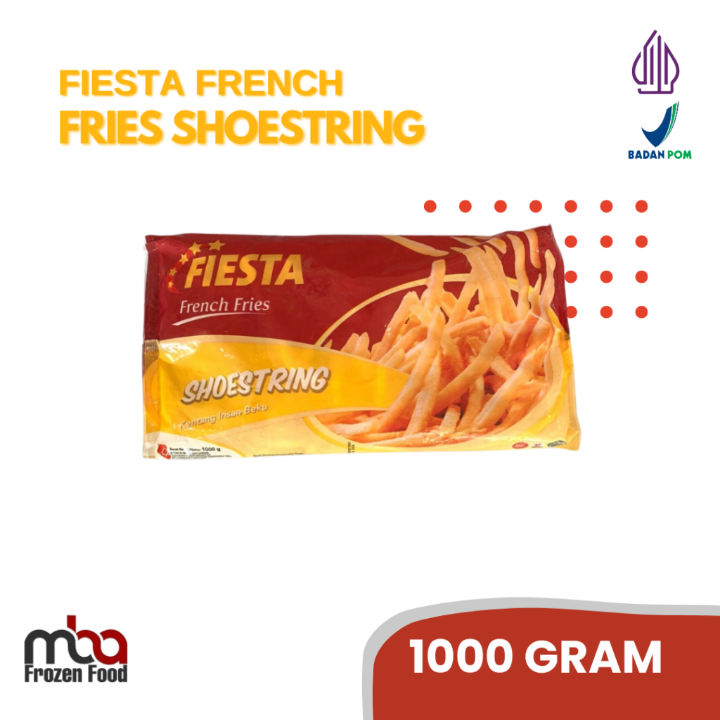 Jual FIESTA French Fries Shoestring 1 kg /Kentangshoestring ...