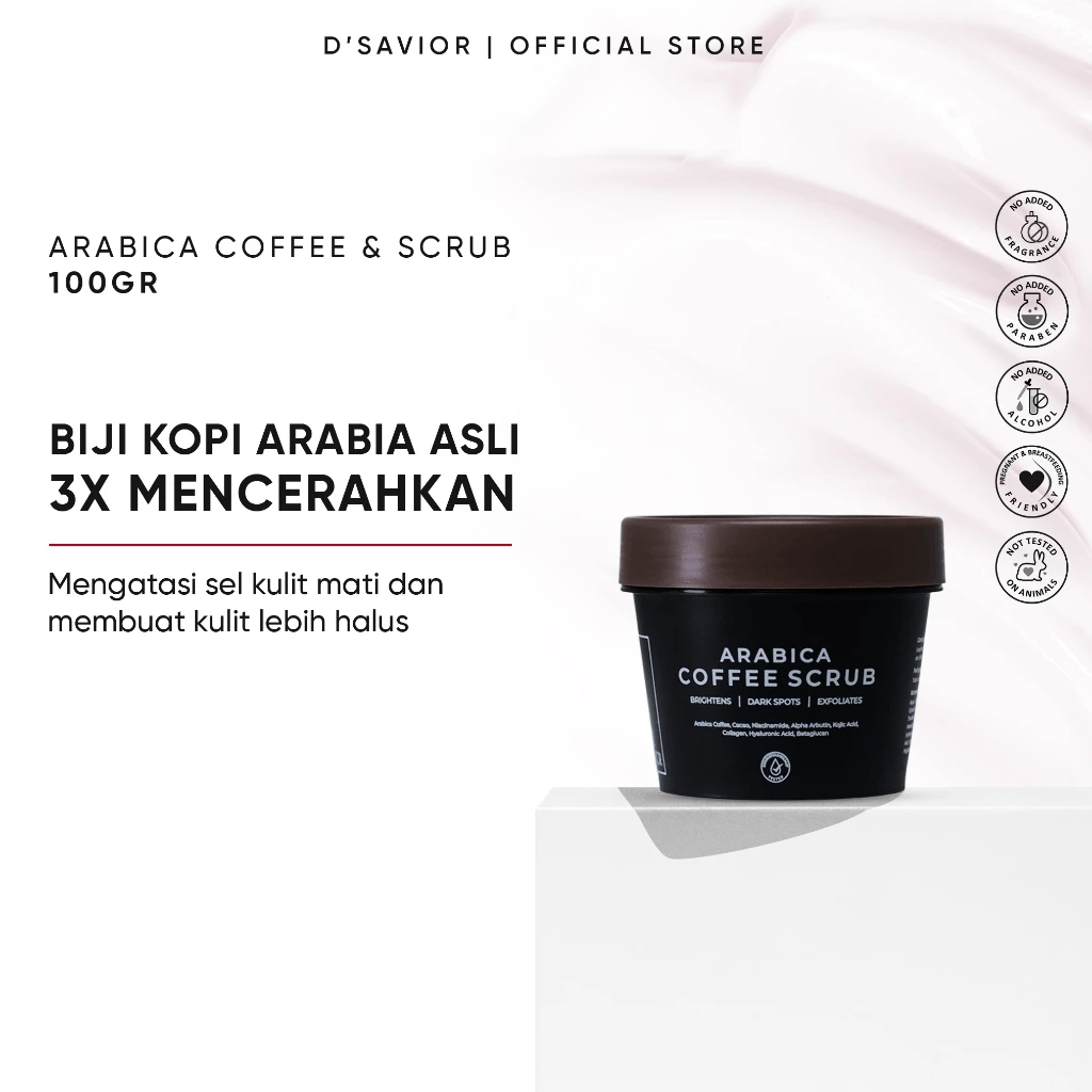 Jual DSAVIOR Body Scrub Original Arabica Coffe Lulur Kulit Rasa Kopi ...