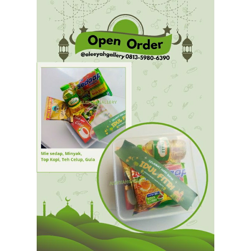 Jual Parcel Lebaran isi Sembako kemas box mika | Shopee Indonesia