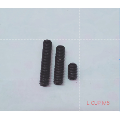 Jual BAUT TANAM M6/SET L CUP M6 BAJA HITAM DRAT HALUS PAKAI KUNCI L3 MURAH BERKUALITAS | Shopee ...