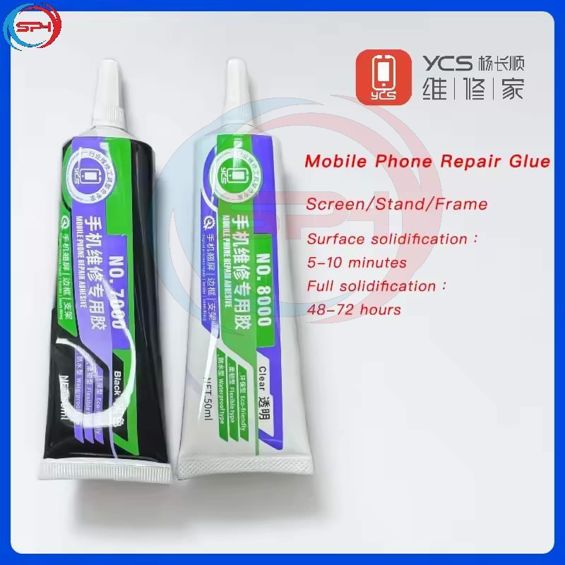 Jual YCS No.7000 Original Factory Fast Dry Buffer Glue LEM JELLY 50ML ...