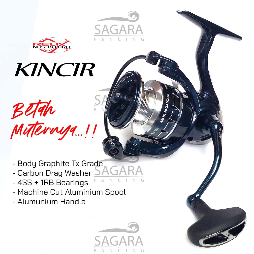 Jual Reel Kincir Reel Relix Nusantara Reel Pancing Spinning Power ...