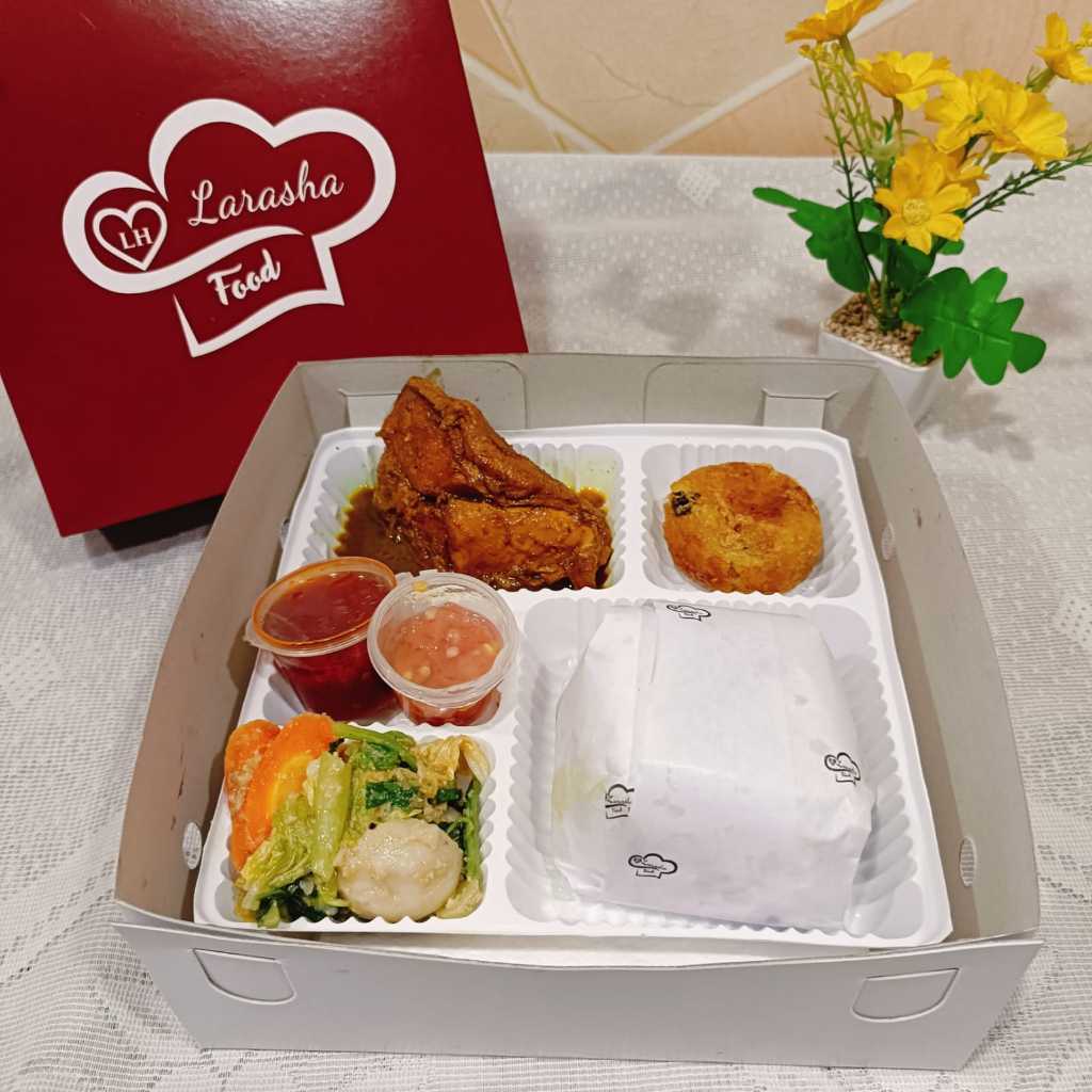 Jual Nasi Box Free Sambal/Paket Nasi Box Murah/Nasi Box Menu Ayam | Shopee Indonesia