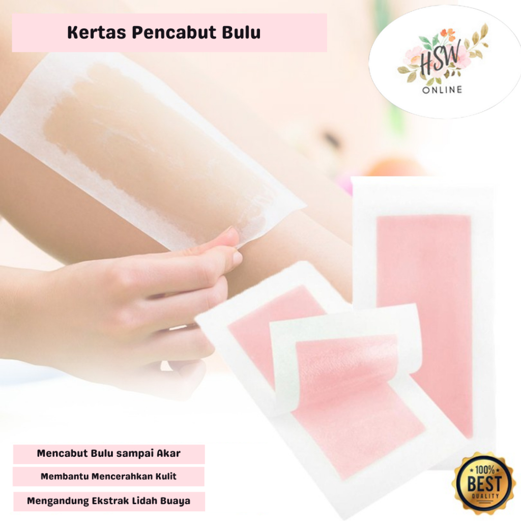 Jual Kertas Pencabut Bulu Waxing Hair Removal Strip Paper Wax Cabut ...