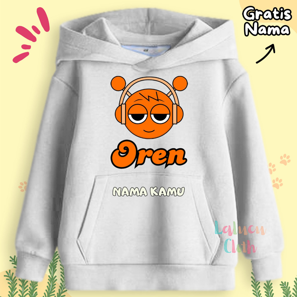 Jual HOODIE ANAK SPRUNKI INCREDIBOX OREN / SWEATER ANAK SPRUNKI TERBARU ...