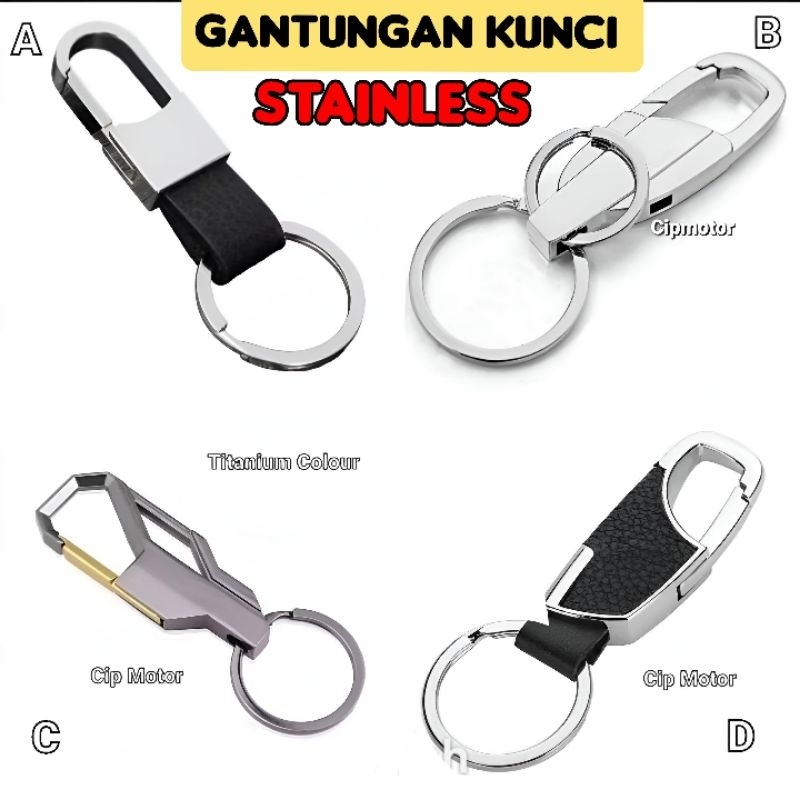 Jual Gantungan Kunci Stainless Carabinal Suzuki GSX SPIN PULSAR NINJA ...