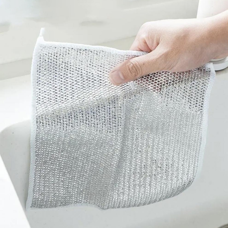 Jual Kain Lap Kawat Dapur Bentuk Petak Halus Untuk Membersih Panci Dan ...