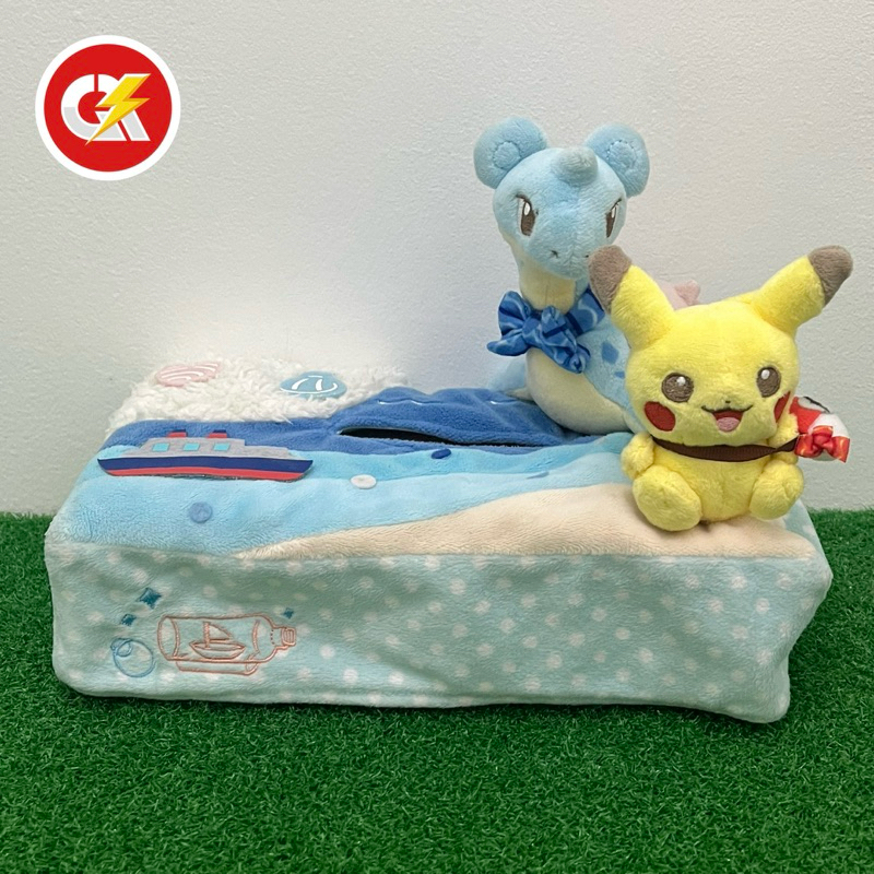 Jual Pikachu Ride on Lapras Tissue Box Cover Original Pokemon Center ...
