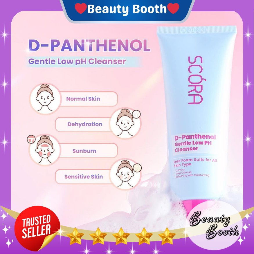 Jual SCORA D-Panthenol Gentle Low PH Cleanser 100ml | Shopee Indonesia