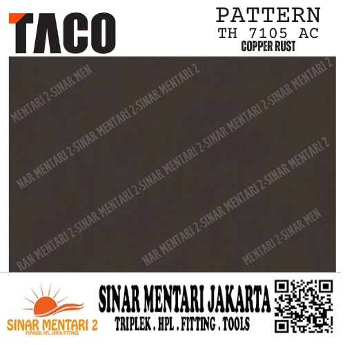 Jual TACO HPL PATTERN TH 7105 AC COPPER RUST | Shopee Indonesia