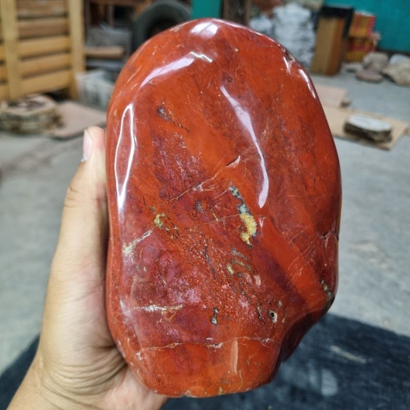 Jual 1pcs Polesan Batu Red Jasper | Shopee Indonesia