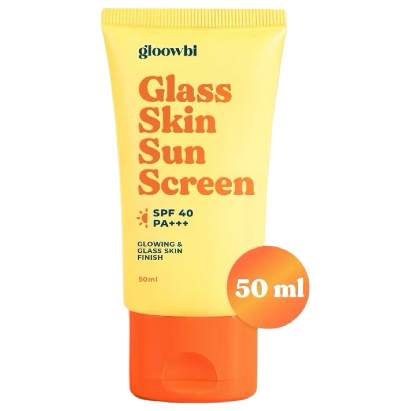 Jual GLOOW&BE Glass Skin Sunscreen SPF 40 PA+++, 50 ml | Shopee Indonesia