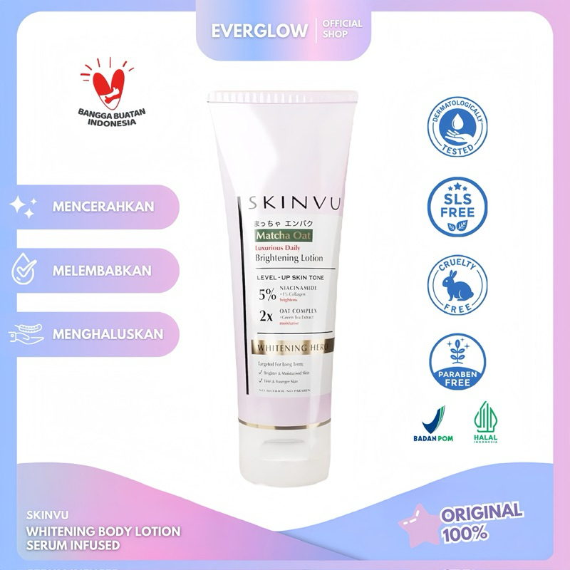 Jual SKINVU WHITENING Body Lotion & Body Scrub Serum Infused - Skinvu ...