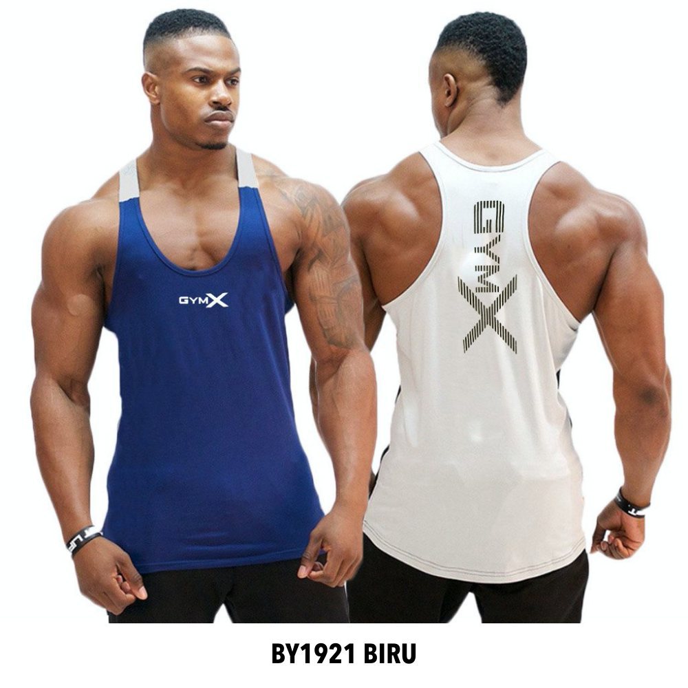 Jual SINGLET SHAPE GYM FITNESS PRIA PAKAIAN ATASAN PRIA SPORT WEAR ...