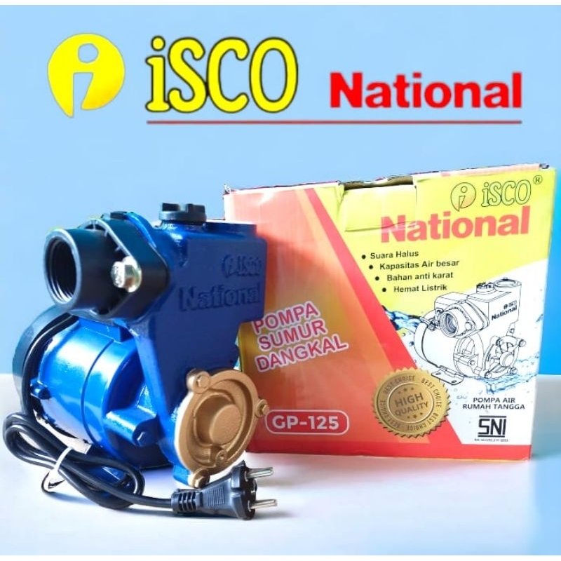 Jual ISCO POMPA AIR ISCO NATIONAL GP 125 POMPA SUMUR DANGKAL | Shopee ...