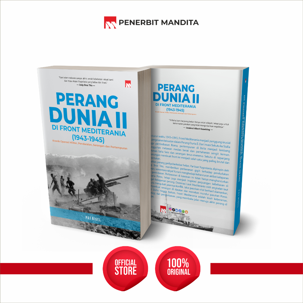 Jual PERANG DUNIA II DI FRONT MEDITERANIA (1943-1945); Kronik Operasi ...