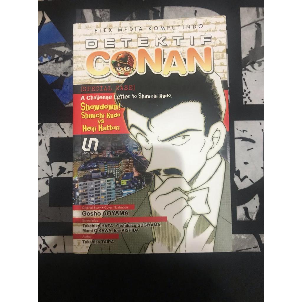 Jual Novel Detektif Conan [Special Case] : A Challenge Letter to Shinichi Kudo VS Heiji Hattori ...