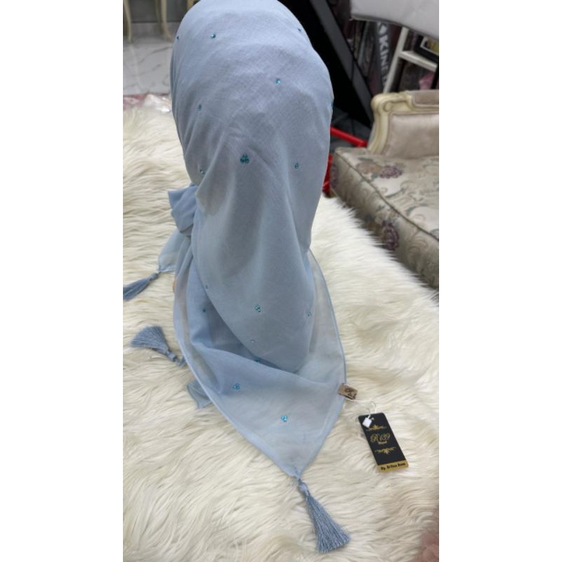 Jual Jilbab segiempat R139 Paris mute || paris jadul | Shopee Indonesia