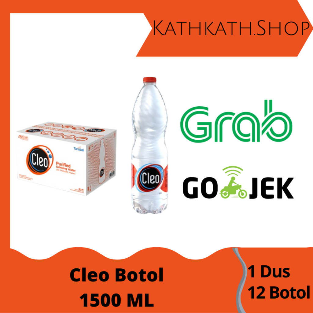 Jual Cleo Botol 1500ml Dus isi 12 botol | Shopee Indonesia