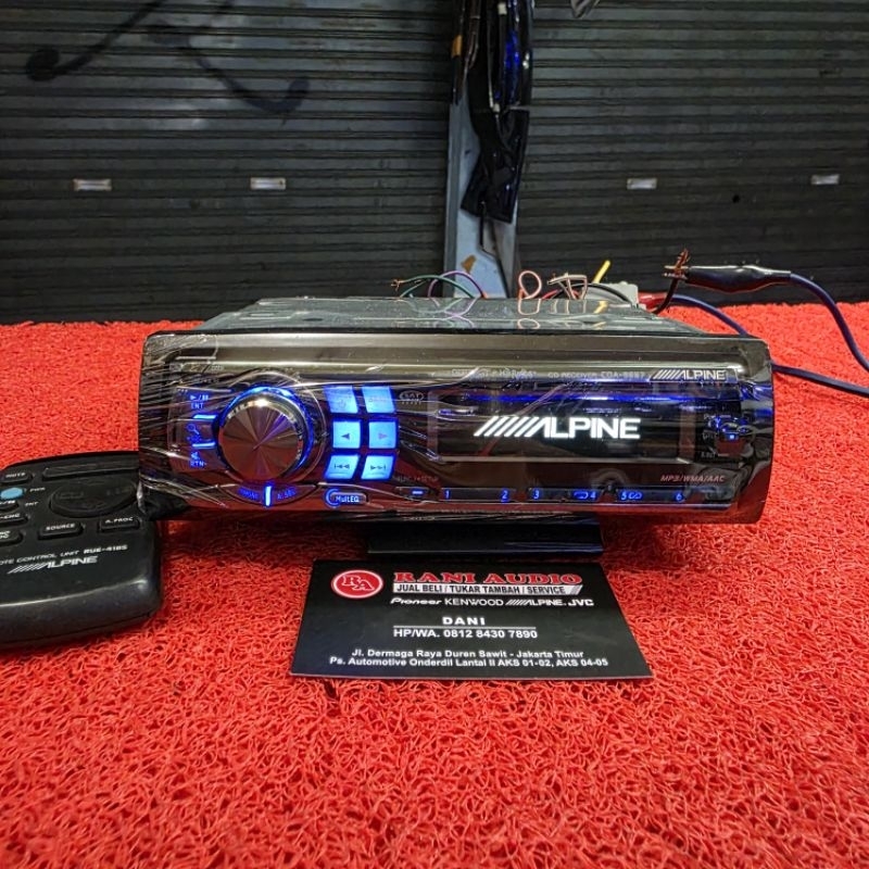 Jual Head Unit Single Din ALPINE CDA-9887 CD Radio FM AM | Shopee Indonesia