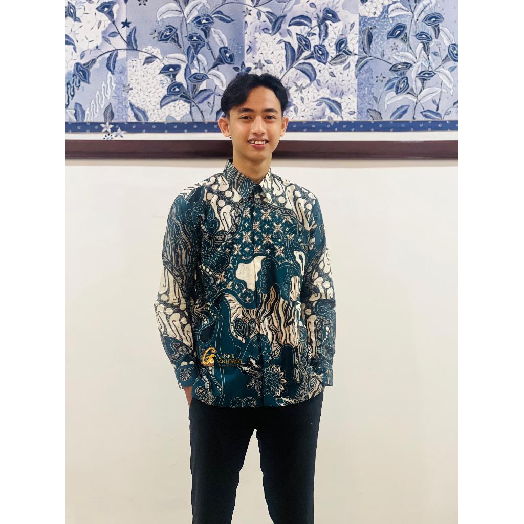Jual GUPALA - PARANG LORENG EMERALD- BAJU KEMEJA BATIK KATUN PREMIUM ...