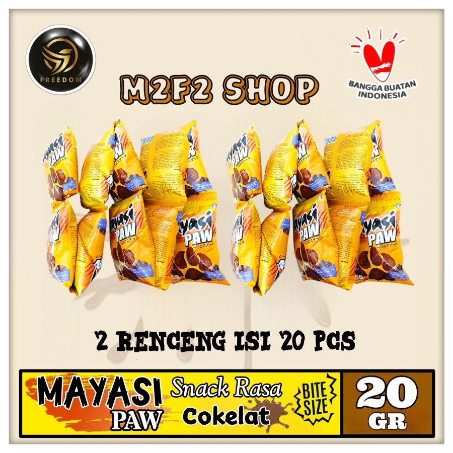 Jual Snack Mayasi PAW Bite Size Chocolate Flavor | Camilan Rasa Cokelat ...