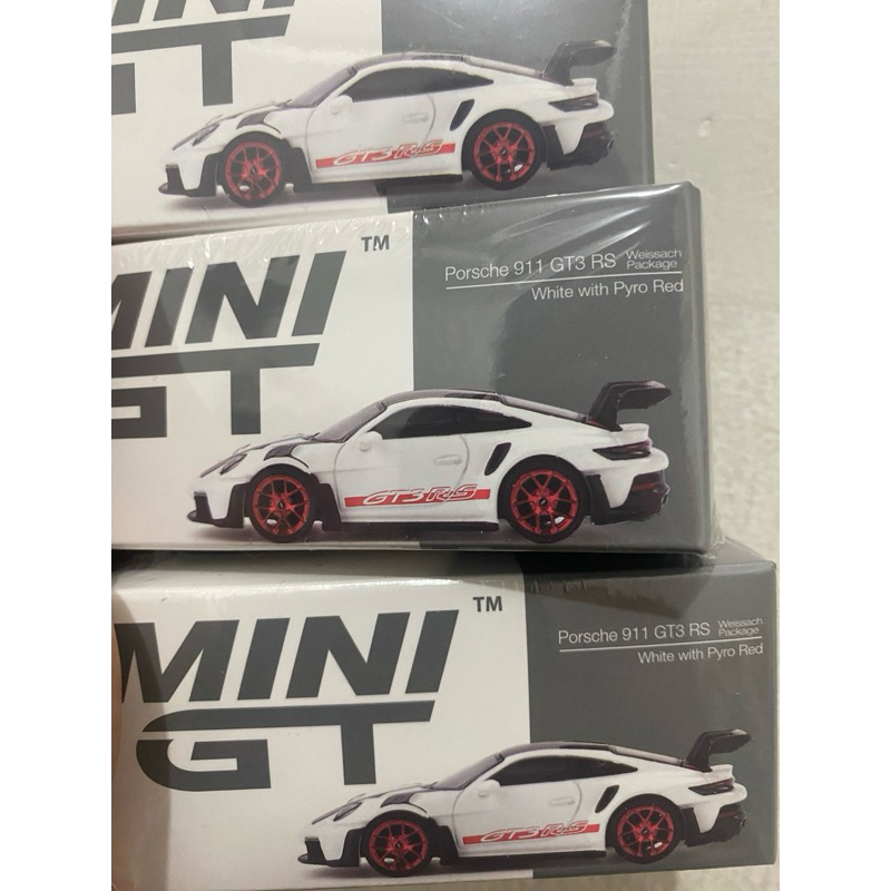 Jual MINI GT Porsche 911 GT3 RS White with pyro red sealed | Shopee ...