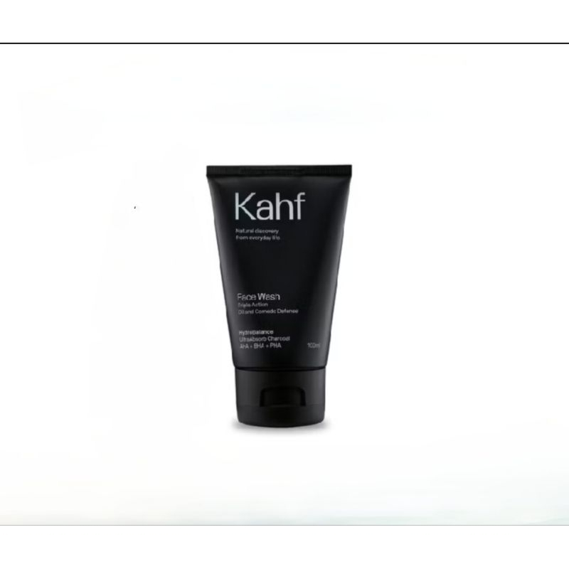 Jual KHAF triple action oil and comedo depense face wash 100ml/sabun ...