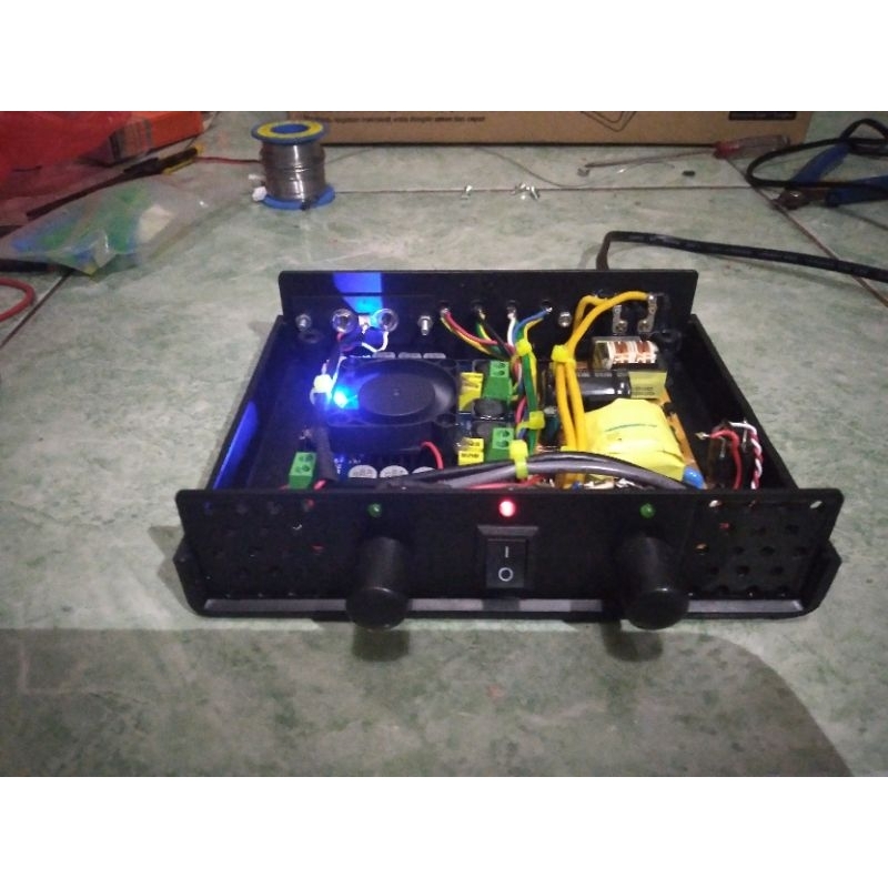 Jual power amplifer mini tpa 3116d2 chip original 32pin daya 120wat ...