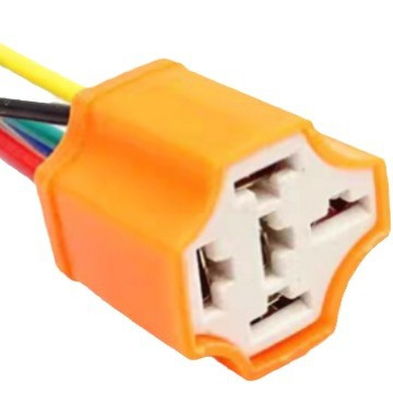 Jual Socket Relay Keramik Kaki 4 Pin Kaki 5 Pin 5 Kabel | Shopee Indonesia
