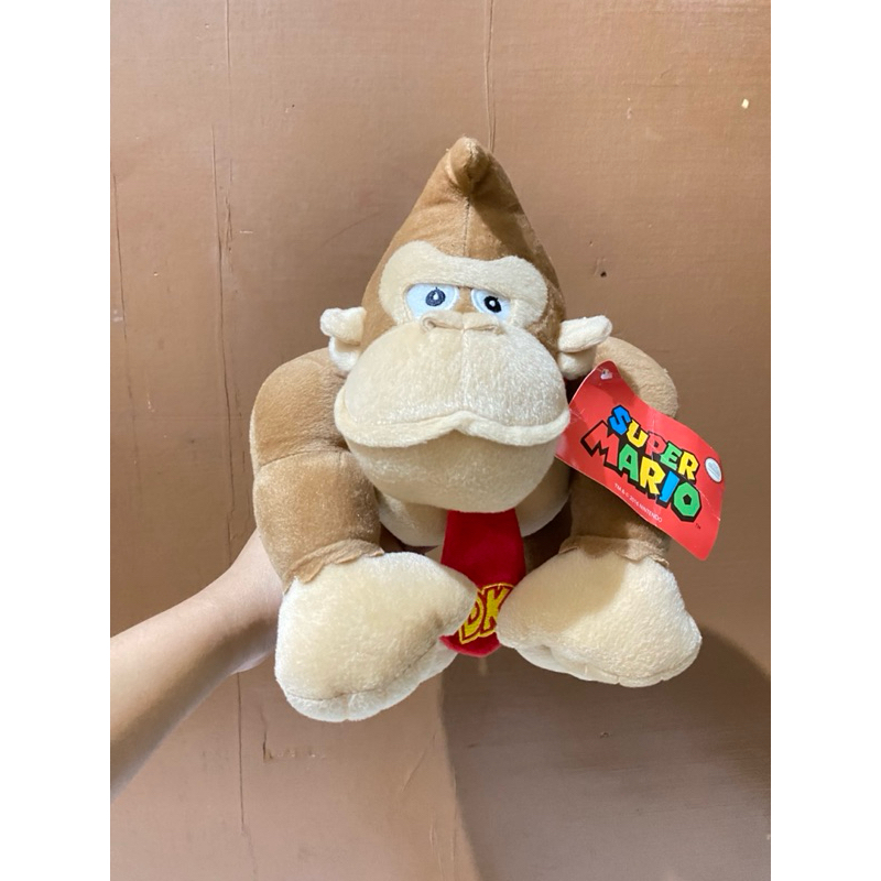 Jual Boneka Donkey Kong Super Mario size 30cm Original / Boneka Donkey ...